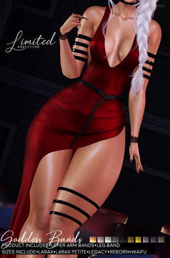 Second Life Marketplace Limited Addiction Goddess Bands 2744